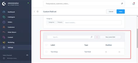 Shopware6 Custom Option Custom Option Custom Fields