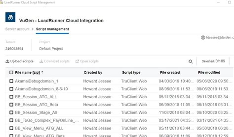Vugen Loadrunner Cloud Integration Needs To Supportshow Label From Lrc Professional