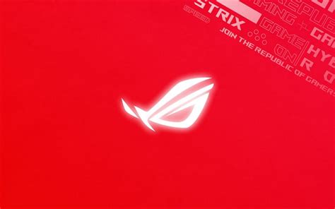 다운로드 Rog 흰색 로고 4k 빨간색 배경 게이머 공화국 창의적인 Rog 로고 브랜드 로그 바탕 화면 무료 데스크톱 용 무료 데스크톱 용 그림