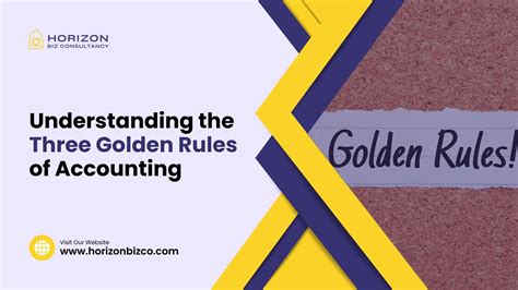 Understanding The Three Golden Rules Of Accounting