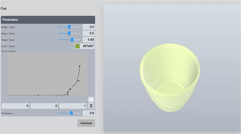 Lets Create A Parametric Cup Model On Beegraphy Parametric Node Editor