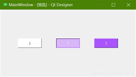 qtdesigner：实现按钮qpushbutton的单选互斥（图文） qt按钮互斥 wujinxia的博客 csdn博客