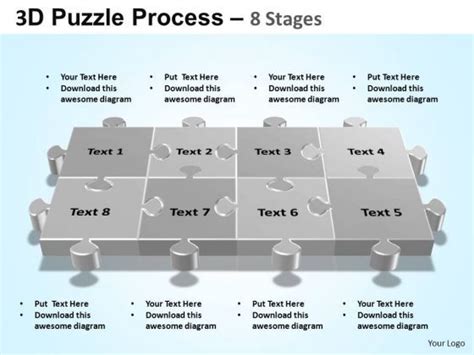 PowerPoint Slides Strategy Puzzle Process Ppt Template
