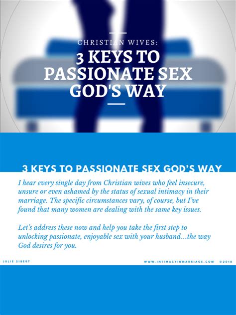 3 Keys To Passionate Sex Gods Way Pdf Forgiveness Love