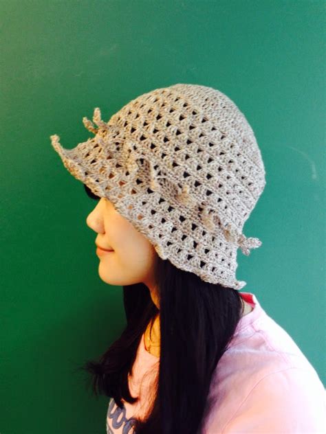 Knitting World 編織世界 勾針教學 立體小花編織帽