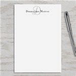 Personalized Notepads Classic Monogram