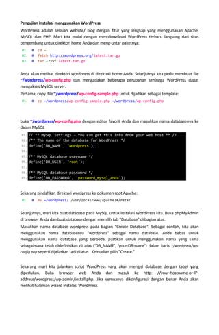 Cara Install Apache Mysql Php Dan Phpmyadmin Pada Freebsd PDF