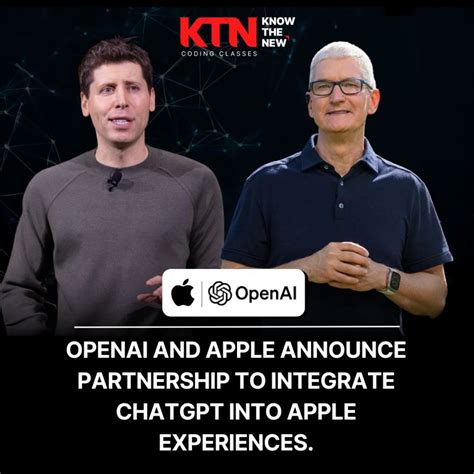 Apple And Openai Partner For Chatgpt Feature Knowthenew Coding