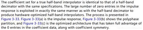 fir 滤波器之半带插值器（half band interpolator） 半带滤波器内插原理 csdn博客
