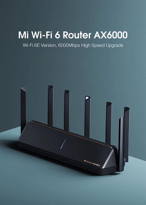 New Xiaomi MI AX6000 AIoT Router WiFi 6 Router 6000Mbps 7*Antennas Mesh ...
