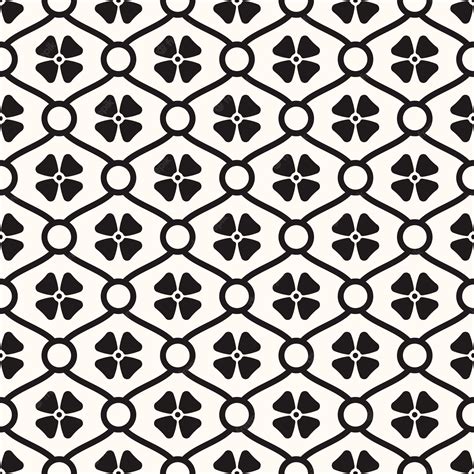 Premium Vector Vector Geometric Abstract Seamless Monochrome Pattern Texture Repeating Background