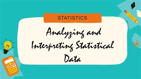 Analysis And Interpreting Statistical Data 1pptx