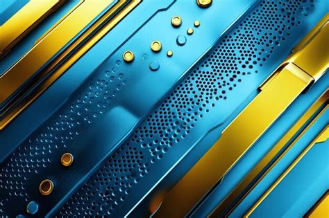 Vibrant Blue Background With Flowing Binary Patterns And Smooth Gradients Sleek Look Copyspace