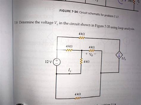 SOLVED 7 18 Determine The Voltage V0 In The Circuit Shown In Figure 7