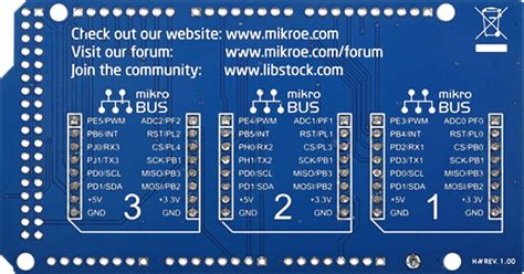 Arduino Mega Click Shield Mikroe 1900 Arduino Shieldler Mikroe