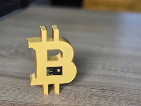 Bitcoin Ticker Ttgo Lilygo Esp32 By 3dcrabi Makerworld Download Free