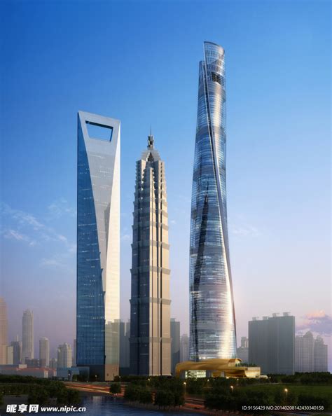 上海摩天大楼设计图建筑设计环境设计设计图库昵图网