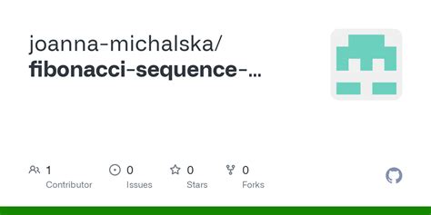 GitHub Joanna Michalska Fibonacci Sequence Console App