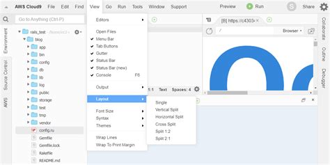 cloud9のインターフェイス、基本設定方法【ruby on rails7開発の準備】 skillhubai（スキルハブエーアイ）