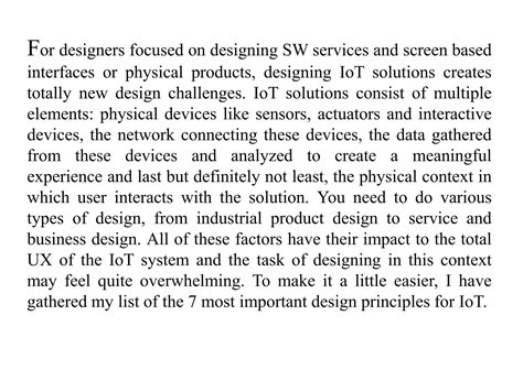 Design Principles Of Iot Iot Iot Principles Pptx Internet Computing