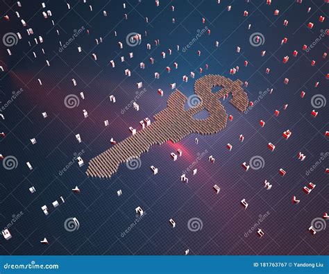 Dollars Composed Of Binary Code Network Data Transmission Program