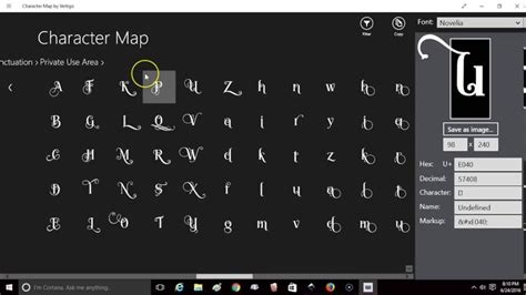 Full Screen Character Map Character Map Map Character