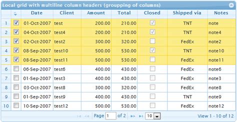 Jquery Grid Plugin Jqgridforum
