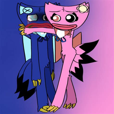 Kissy Missy X Huggy Wuggy By Snowforsnowflakes On Deviantart