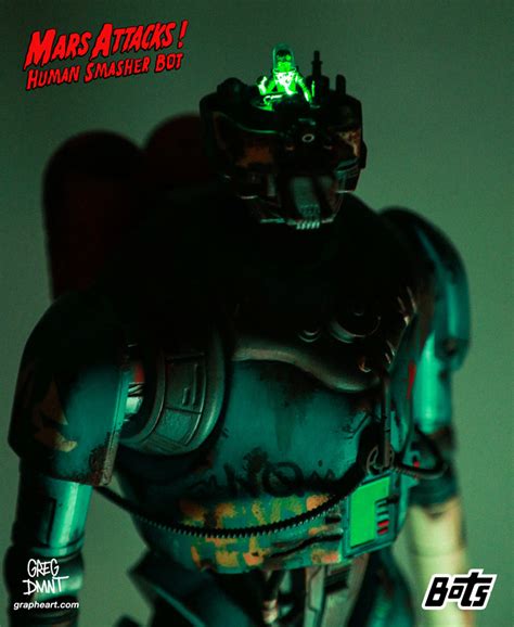 Mars Attacks Human Smasher Bot On Behance