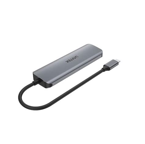 Unitek UHUB P In USB C Hub With HDMI W Power Delivery And Dual Card Reader Startech