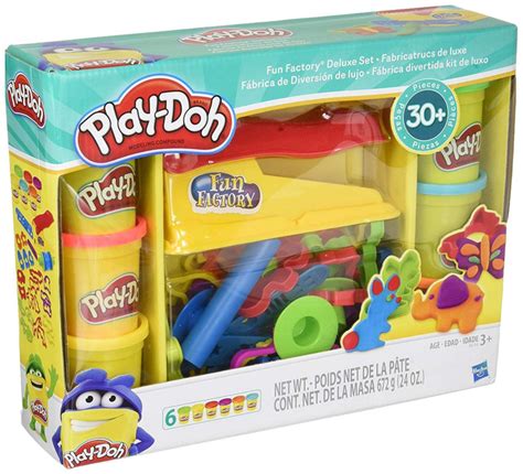 Набор для творчества Плей До Веселая фабрика животные Play Doh Fun Factory Deluxe Set игрушки