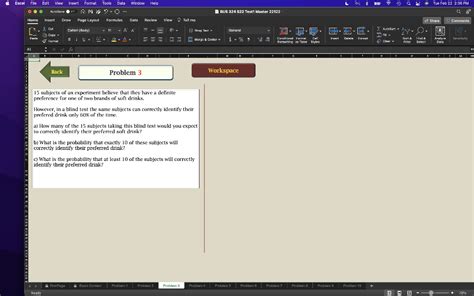 Solved Excel A Tue Feb PM File Edit View Insert Chegg Com