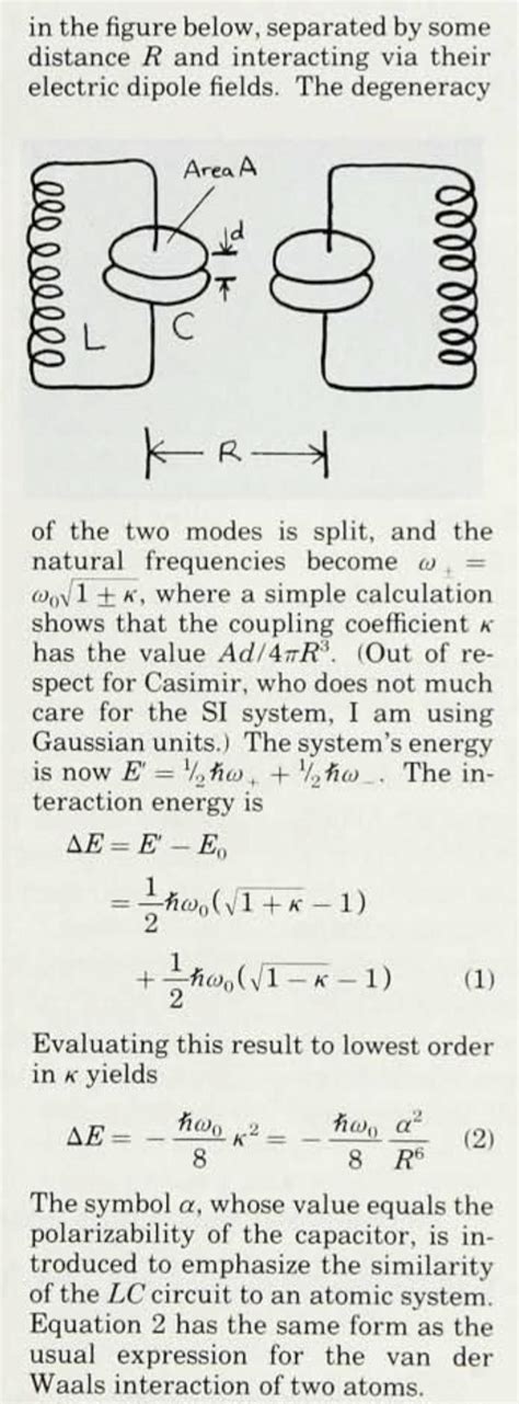 Harmonic Oscillator Coupling Of LC Circuits Physics Stack Exchange