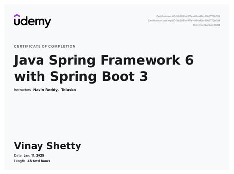 vinay shetty on linkedin springboot java springframework