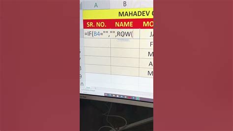 Excel How To Do Auto Serial Number Trick In Just 10 Sec 🤔😎🥳🥳 Youtube