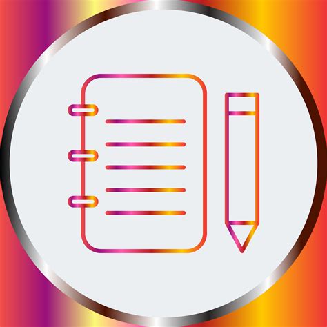 Unique Notepad Vector Icon 31107104 Vector Art At Vecteezy