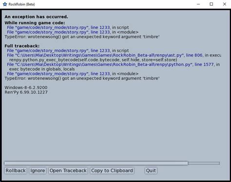 Bugs And Typos Rockrobin Community