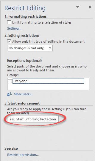 Limit Editing And Collaboration Within A Word Document Office Watch