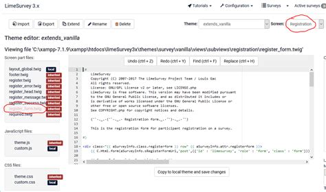 Missing Template Files Twig In File Control Window Theme Editor