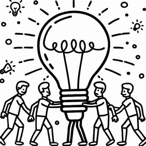 Teamwork Fuels Innovation Collaborative Idea Generation And Brainstorming Premium Ai Generated