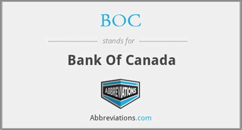 What Does BOC Stand For