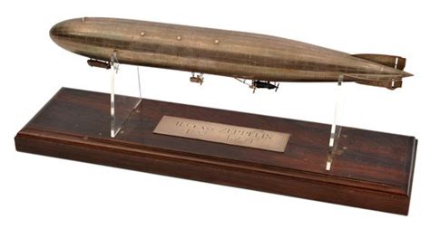 An Extremely Fine Silver Model Of R Class Zeppelin Lot 116