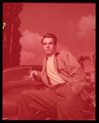 Montgomery Clift Iconic Photo Shoot By Vintage Car Original 5x4