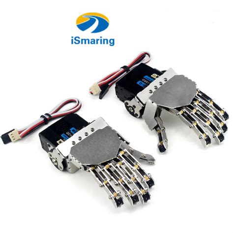 Official Ismaring Robot Metal Hand Five Fingers For Robotic Manipulator