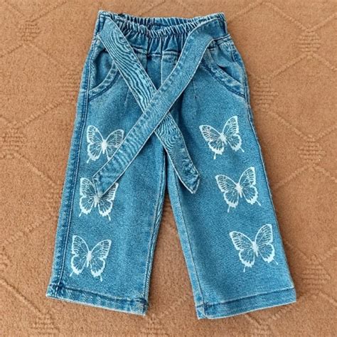 کمدا قیمت و خرید شلوار بگ بچگانه رنگ آبی سایز 23سال