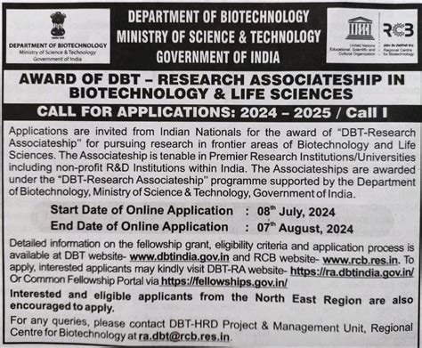 s k varshney on linkedin applications invited for research associateship in biotechnology