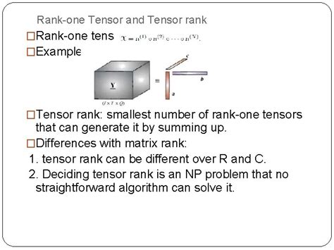 introduction to tensor tensor factorization and its applications
