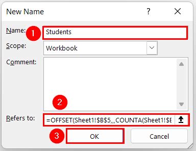 How To Create A Dynamic Named Range In Excel Methods