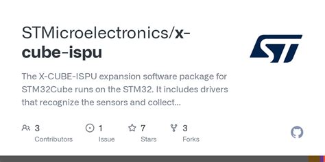 GitHub STMicroelectronics X Cube Ispu The X CUBE ISPU Expansion Software Package For