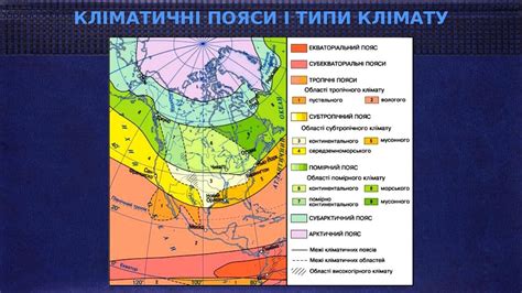 Презентація з географії 7 клас Північна Америка Загальні риси клімату Кліматичні пояси і
